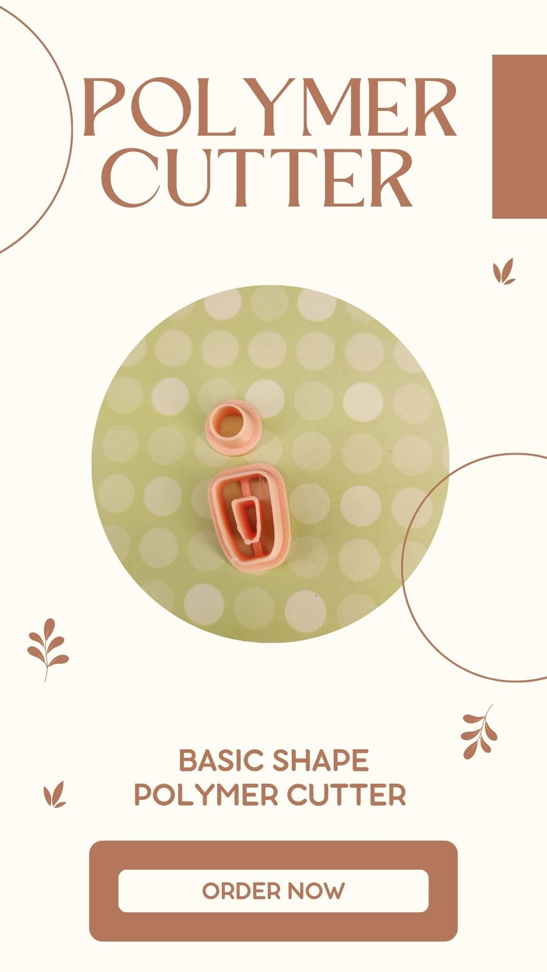 Polymer Cutter- Basic Shapes Clay Cutters, Geometric Shapes Polymer ...