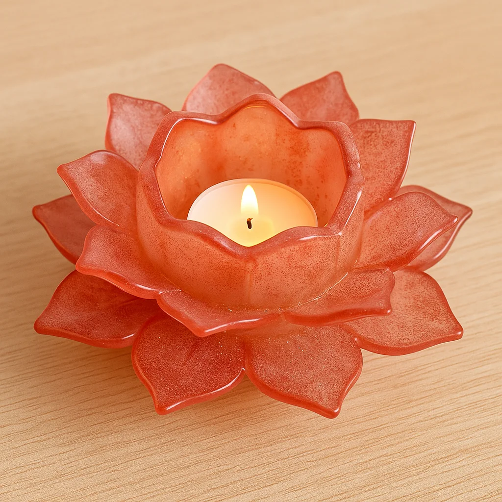 Bling On® Lotus Brahamkamal Tealight – Divya Jyoti 🌸 Set of 02 • Bling On-