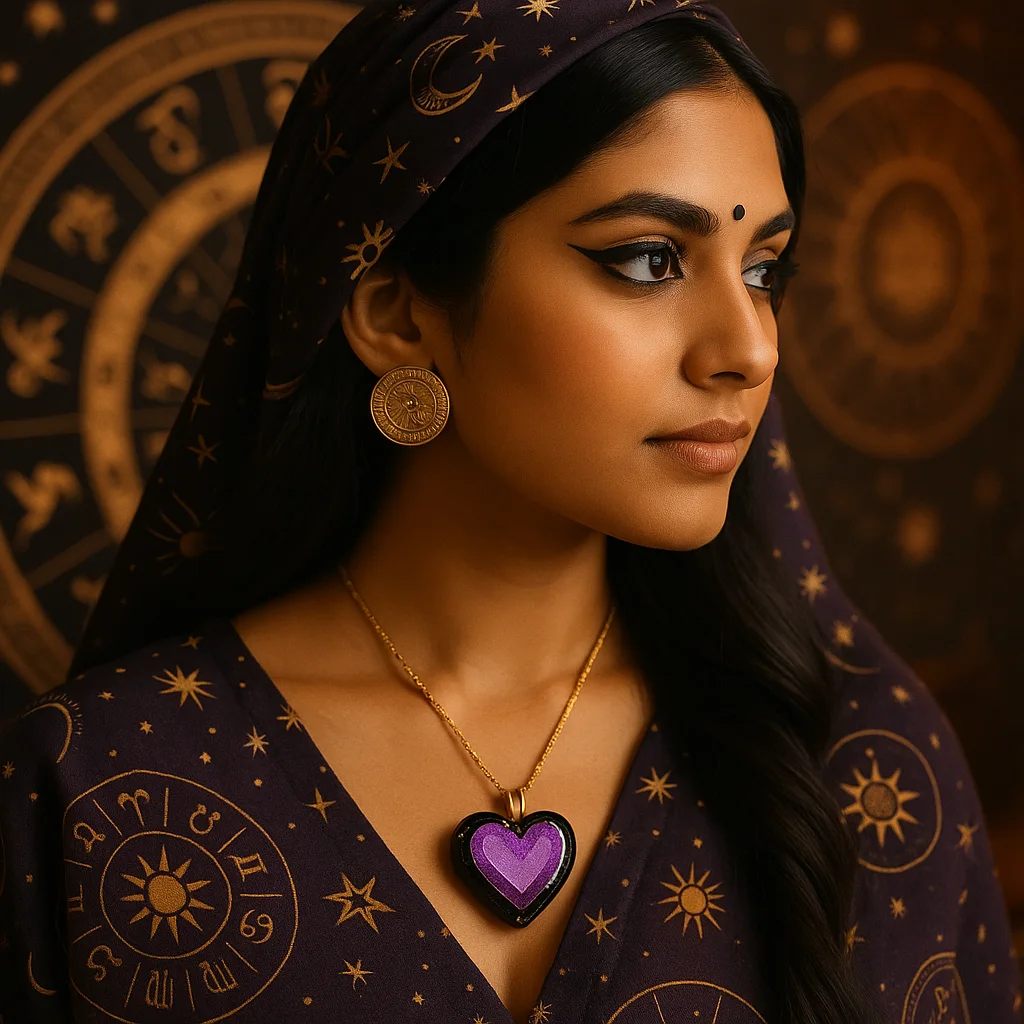 Resin Purple Heart Amulet Necklace – For Dreamers, Lovers & Free ...